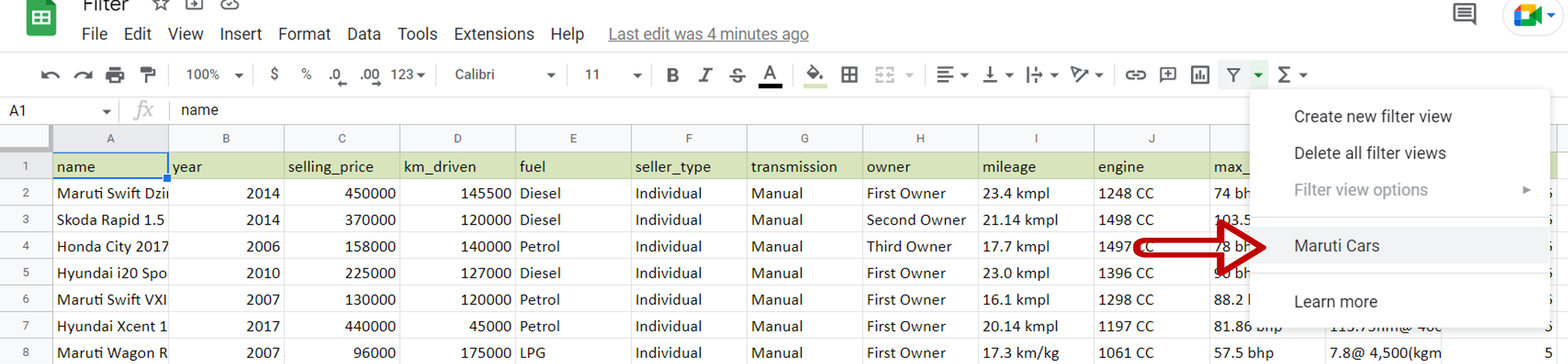How To Create A Filter In Google Sheets | SpreadCheaters