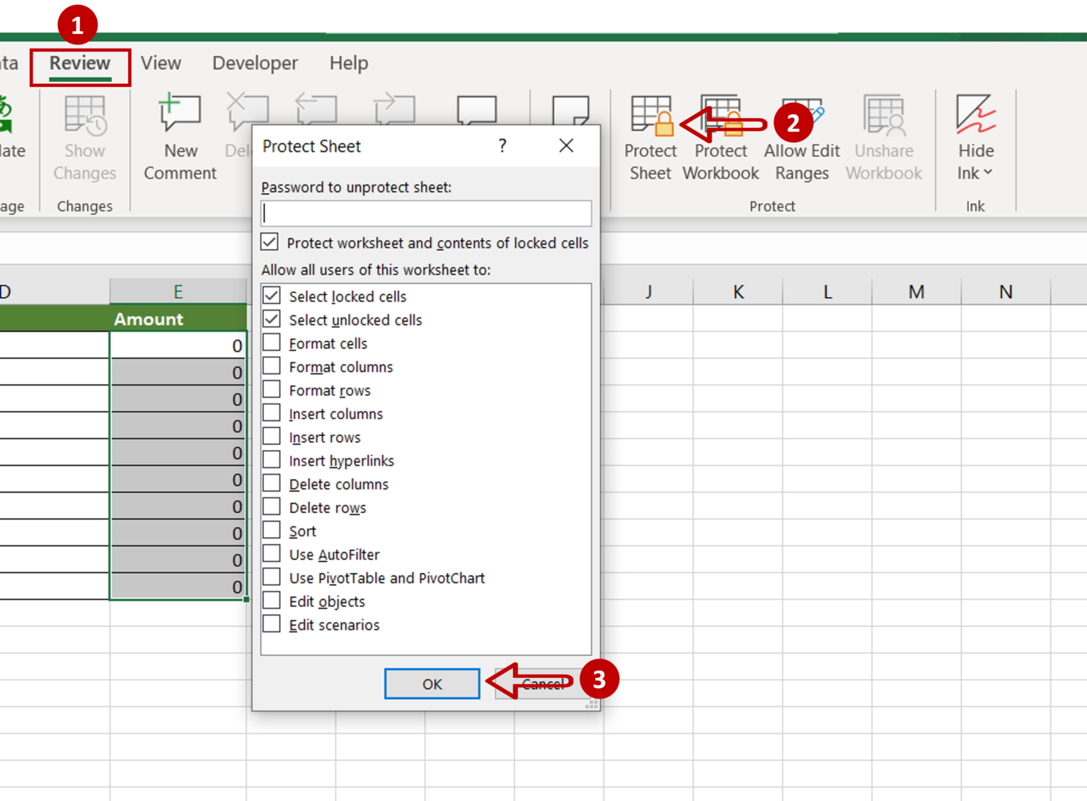 How To Protect Formulas In Excel But Allow Input | SpreadCheaters