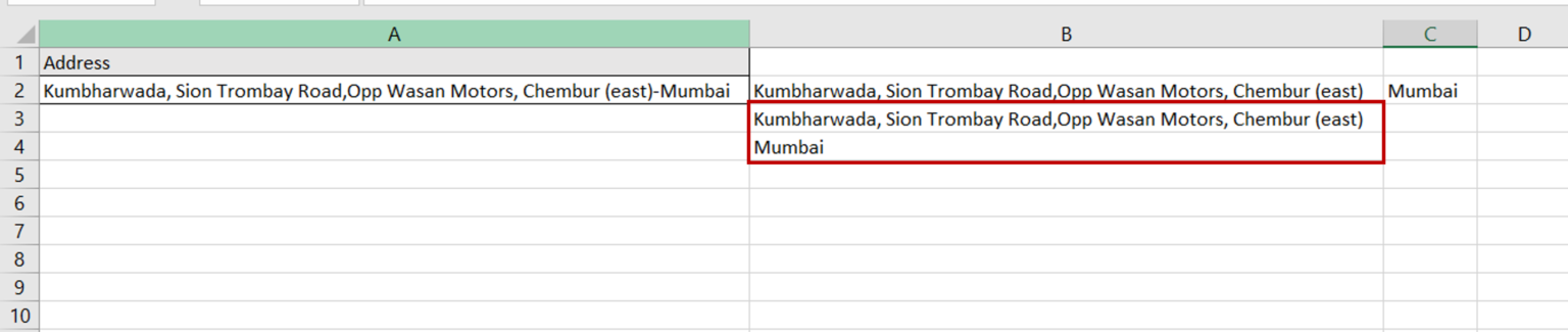 How To Split A Cell Into Two Rows In Excel | SpreadCheaters
